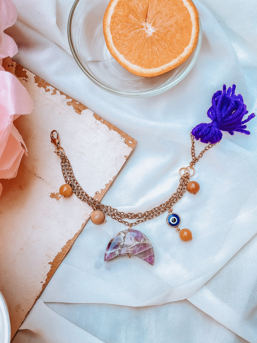 Agate Stones Chand-Evil Eye Bracelet – My Meera Store