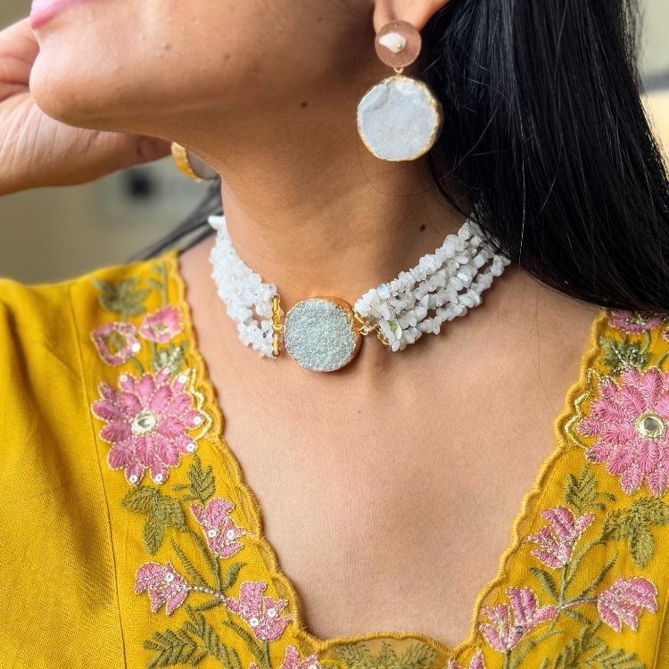 Moon Dust Luxe Statement Choker Set – My Meera Store